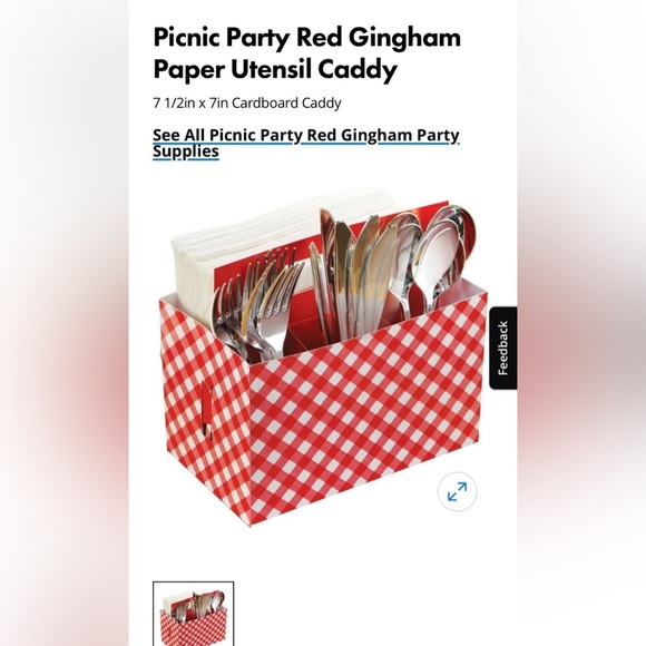 Party City | Party Supplies | Baby Shower Bbq Cardboard Utensil Caddy ...
